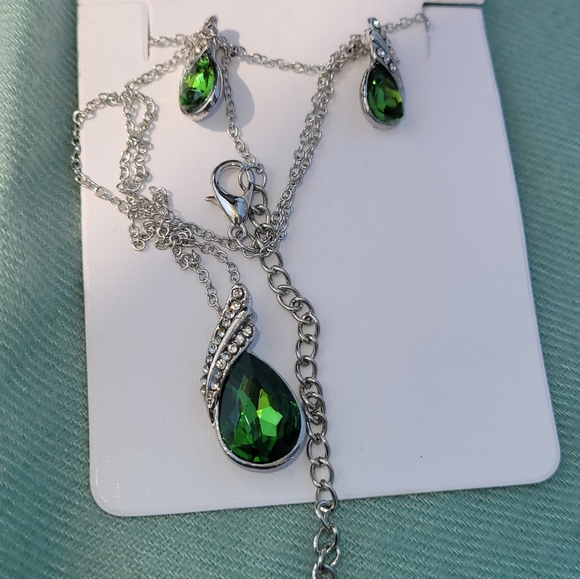 Jewelry | Emerald Green Fashion Jewelry Set | Poshmark